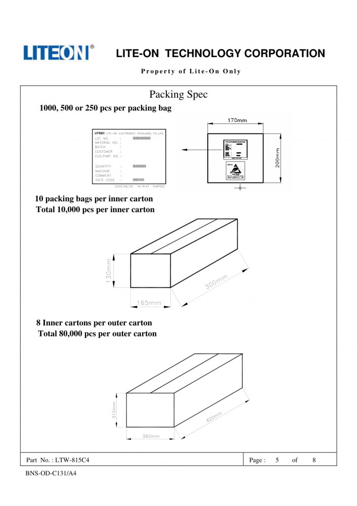 LTW-815C4 datasheet page 5
