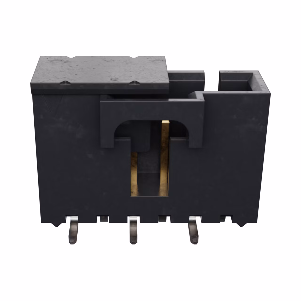 SL Wire-to-Board Header, Surface Mount, Single Row, Vertical, 6 Circuits, 0.76µm Gold (Au) Selective Plating, Tape and Reel, with Pick-and-Place Cap for sale