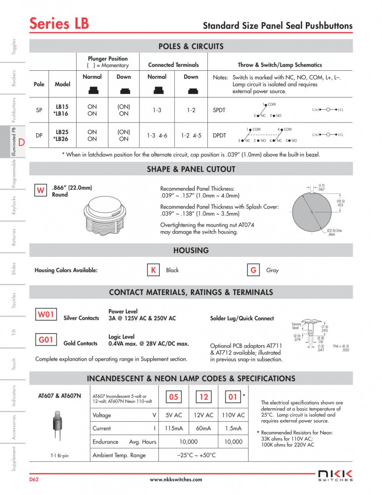 NKK LB series technical document page 4