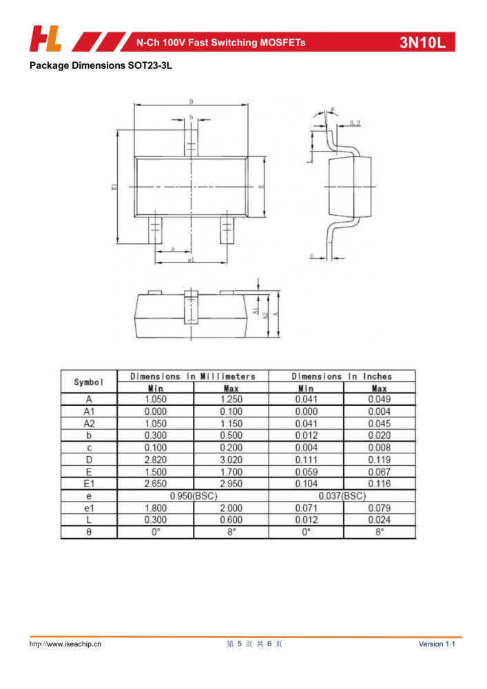 3N10L datasheet page 5