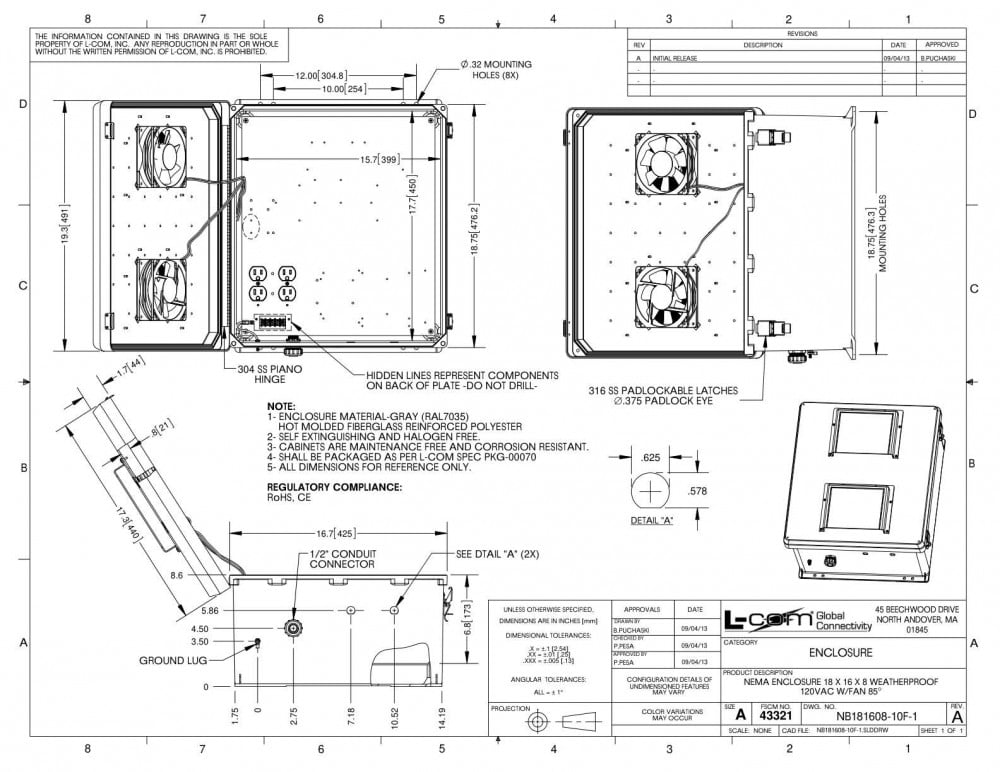 NB181608-10F-1 technical document preview