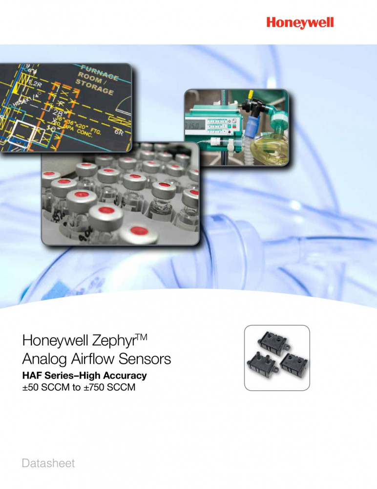Honeywell HAF Series datasheet page 1