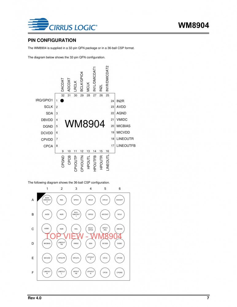 CDB6201-1 technical document page 7