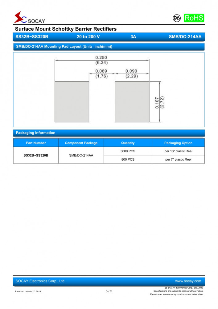 SS320B datasheet page 5