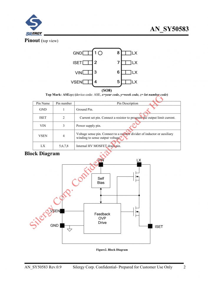 SY50583FAC datasheet page 2