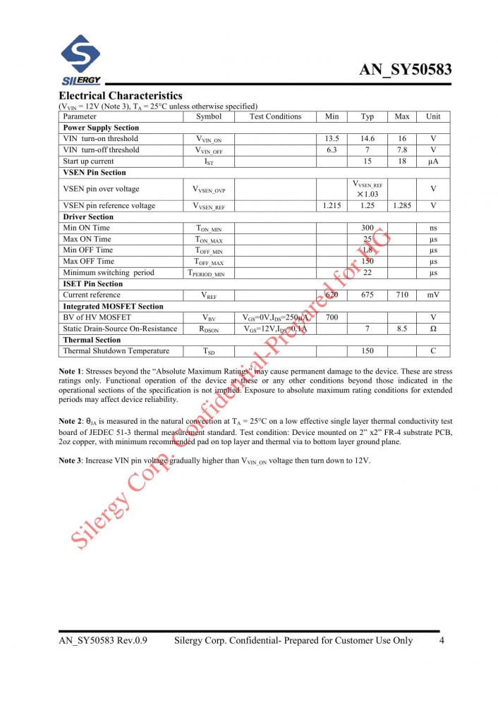SY50583FAC datasheet page 4