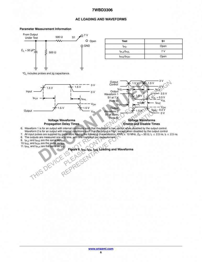 7WBD3306 technical document page 6