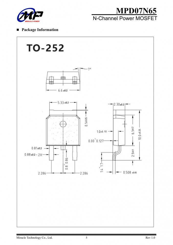 MPD07N65 datasheet page 5
