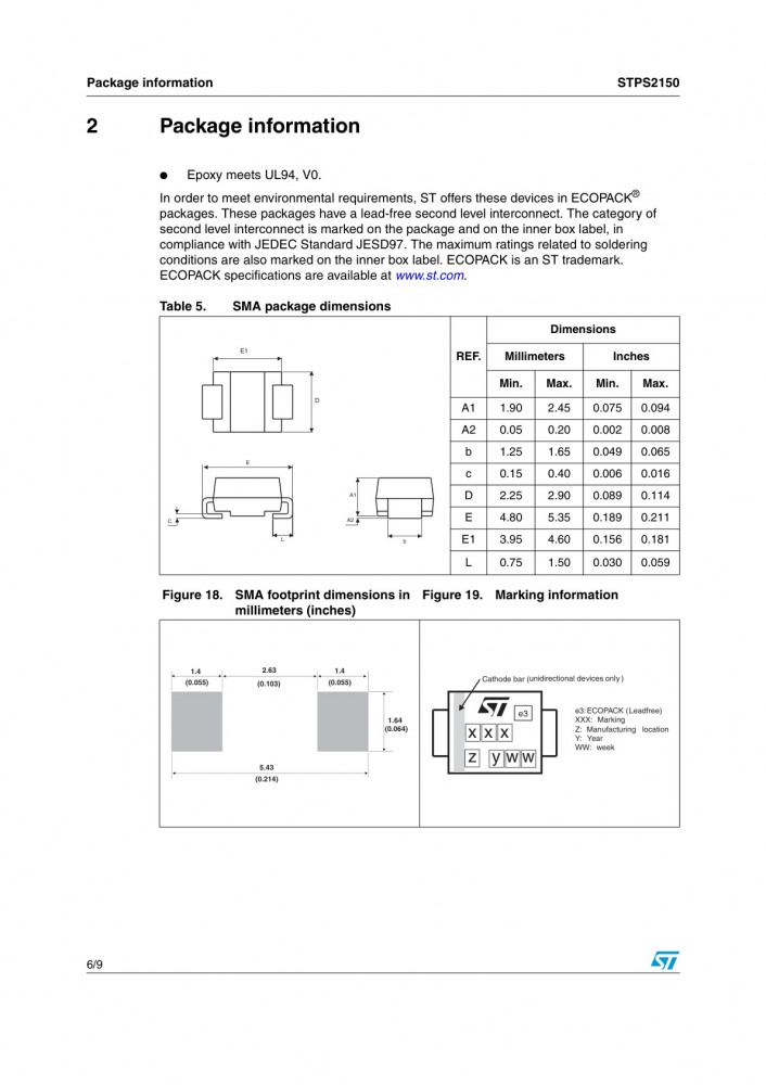 STPS2150 datasheet page 6