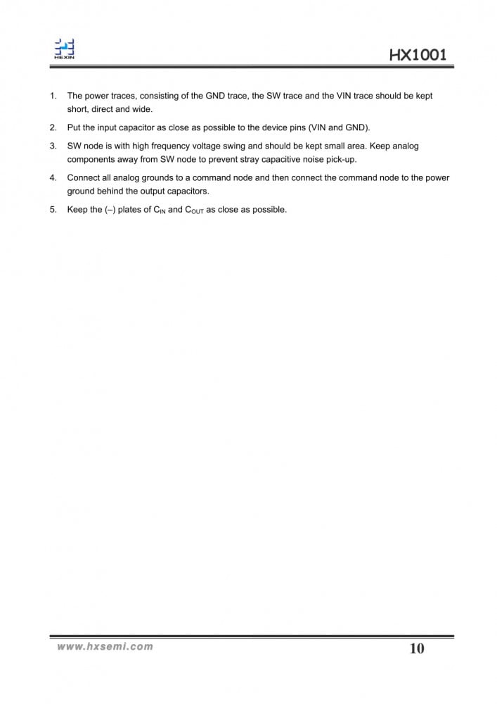 HX1001-AEC datasheet page 10