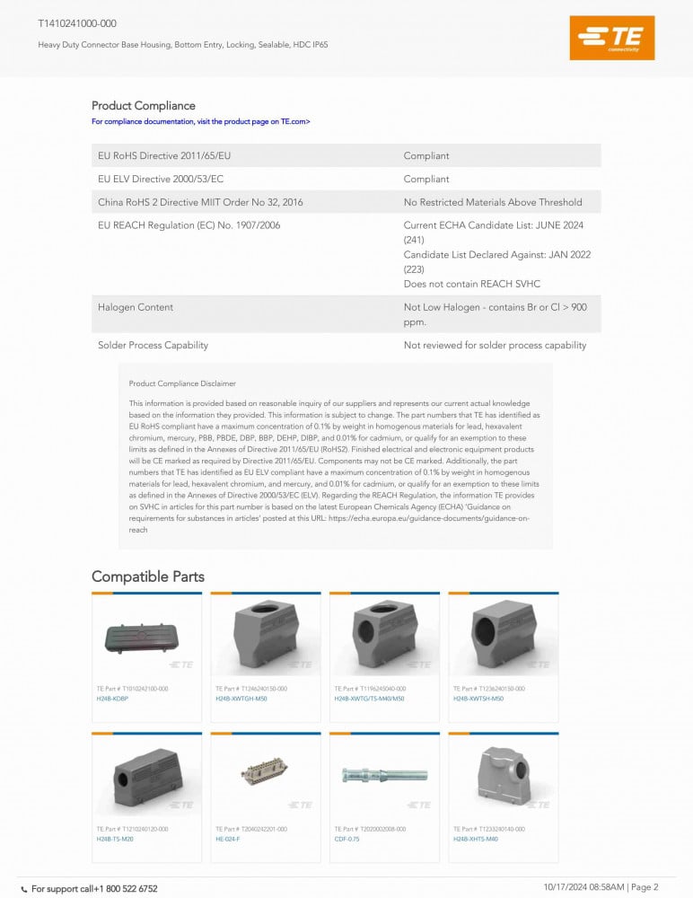 T1410241000-000 technical document page 2