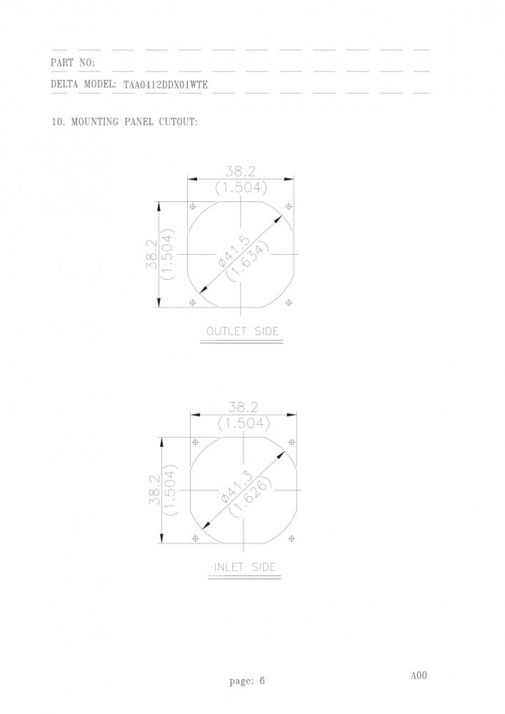 TAA0412DDX01WTE specification page 8