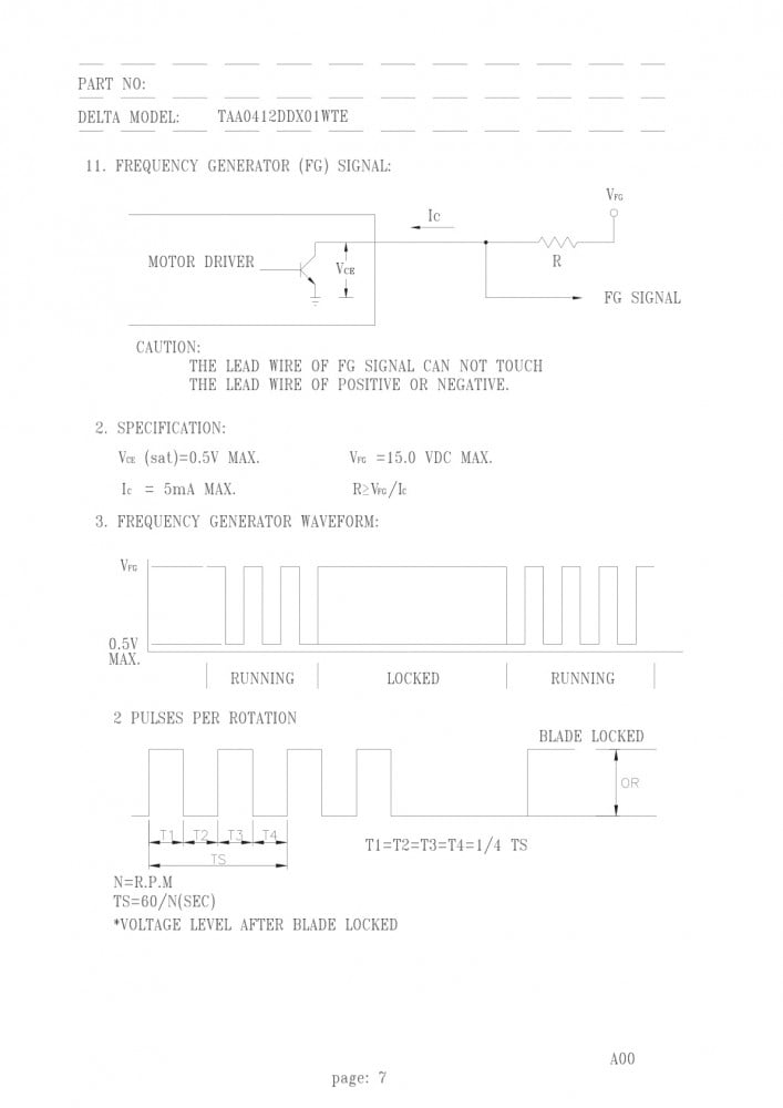 TAA0412DDX01WTE specification page 9