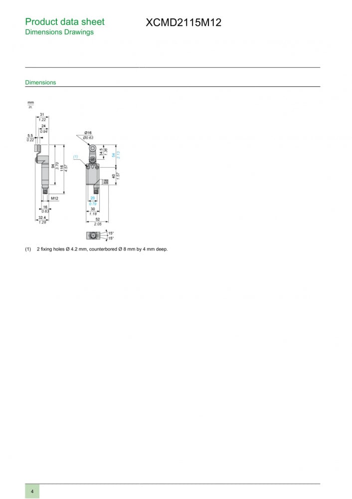 XCMD2115M12 technical document page 4