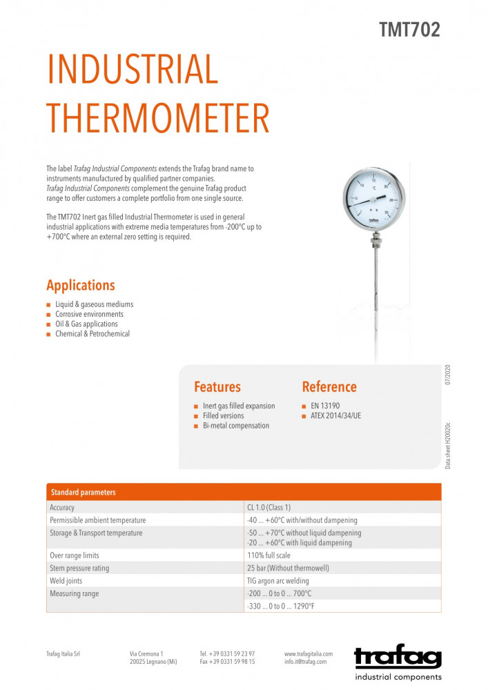 TMT702 technical document page 1