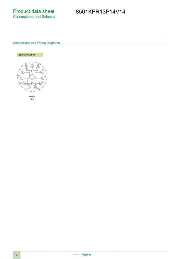 8501KPR13P14V14 technical document page 4