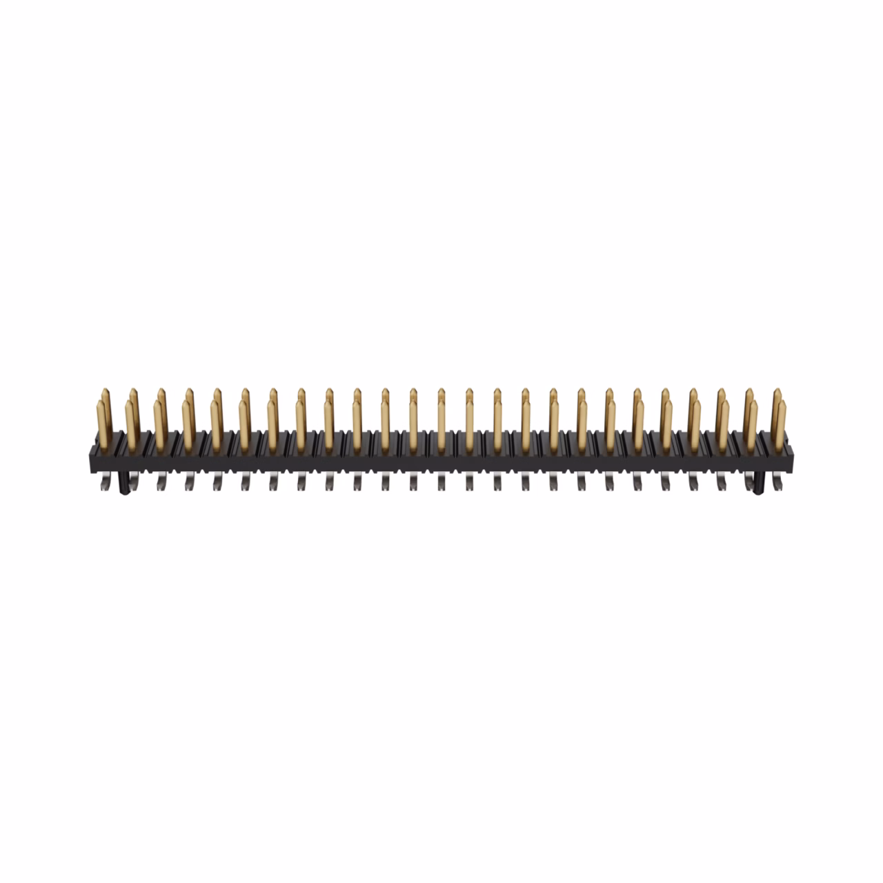 Milli-Grid Header, Vertical, Surface Mount, 50 Circuits, 0.76µm Gold (Au) Plating, Mating Pin Length 3.80mm, with Pegs, Tube, Lead-Free for sale