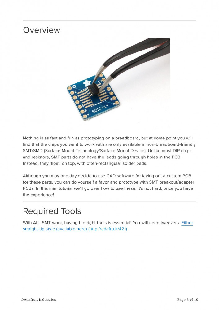 Adafruit 1163 technical document page 3