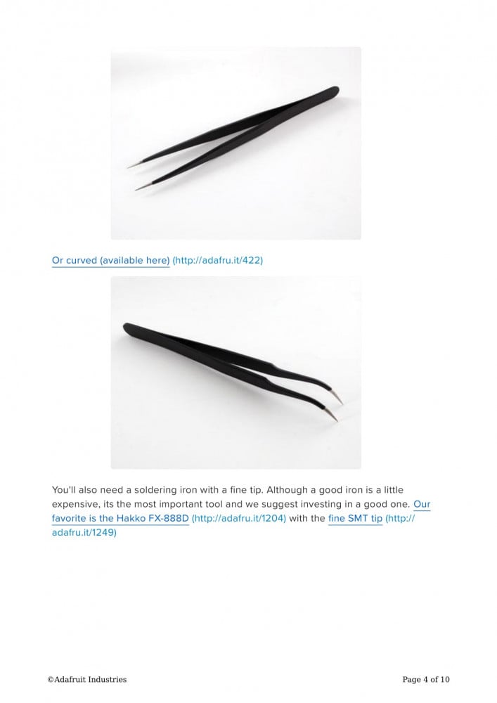Adafruit 1163 technical document page 4
