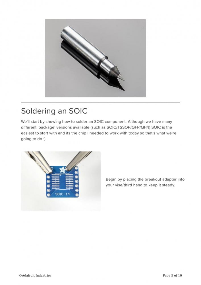 Adafruit 1163 technical document page 5