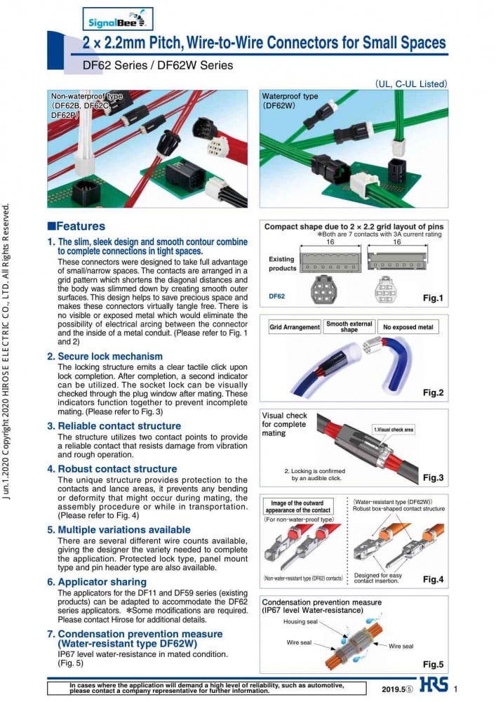 HRS DF62 catalog page 1