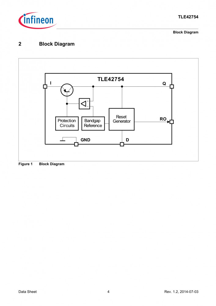 TLE42754E datasheet page 4
