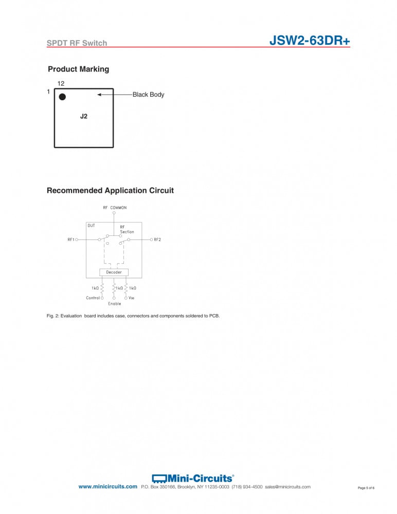 JSW2-63DR+ datasheet page 5
