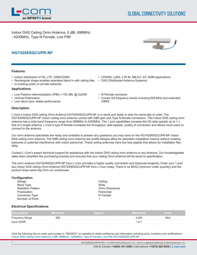 HG74206SQCUPR-NF datasheet page 1