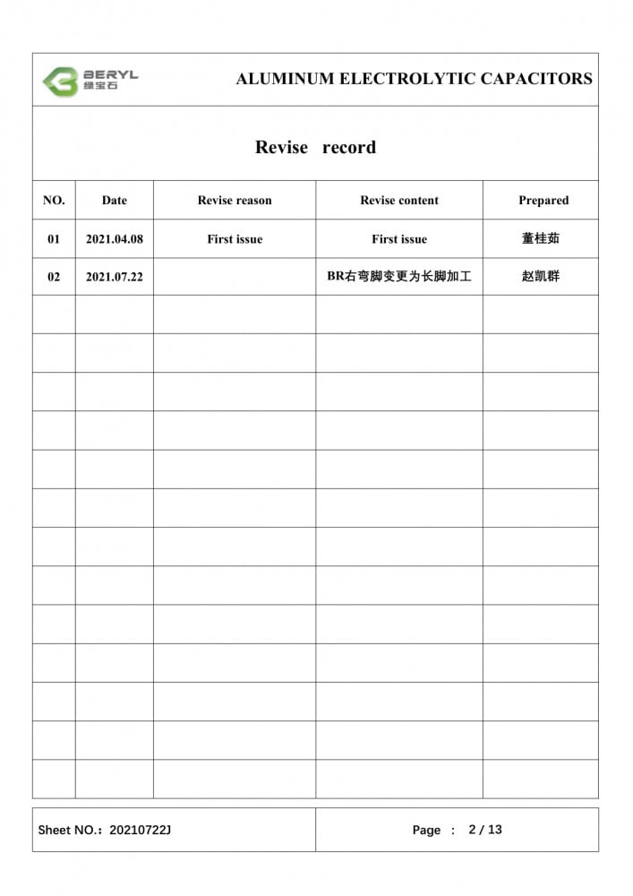 BERYL RG025M471LO8*14TA-1A1E datasheet page 2