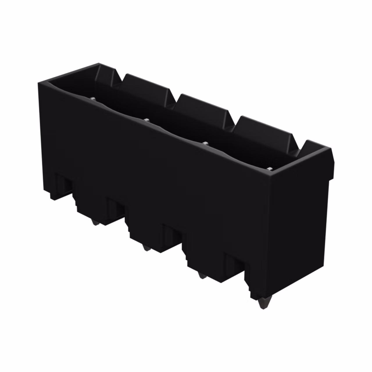 7.50mm Beau Eurostyle Vertical PCB Header, Closed Ends, 4 Circuits for sale