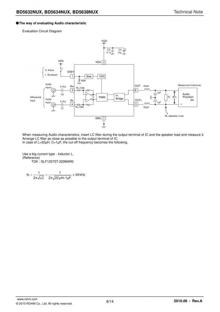 BD5634NUX-TR datasheet page 8