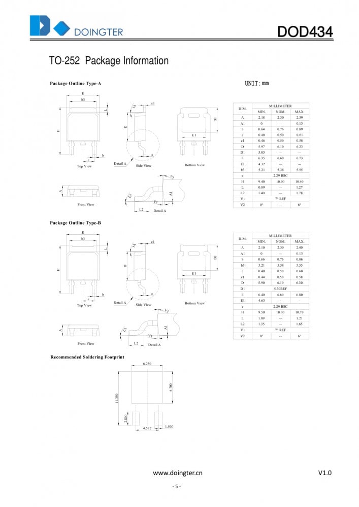 DOD434 datasheet page 5
