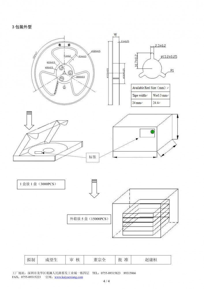 KYX KMD240001230 package page
