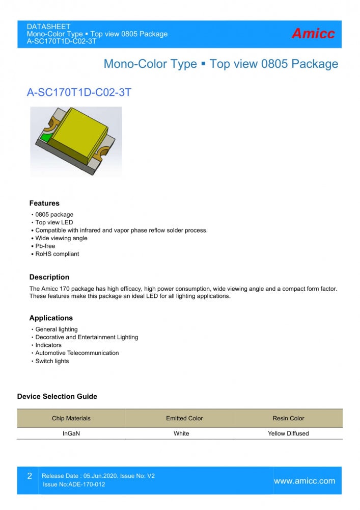 A-SC170T1D-C02-3T approval sheet page 2