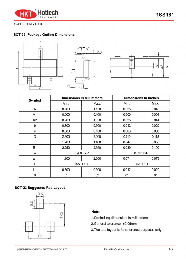 1SS181 technical document page 3