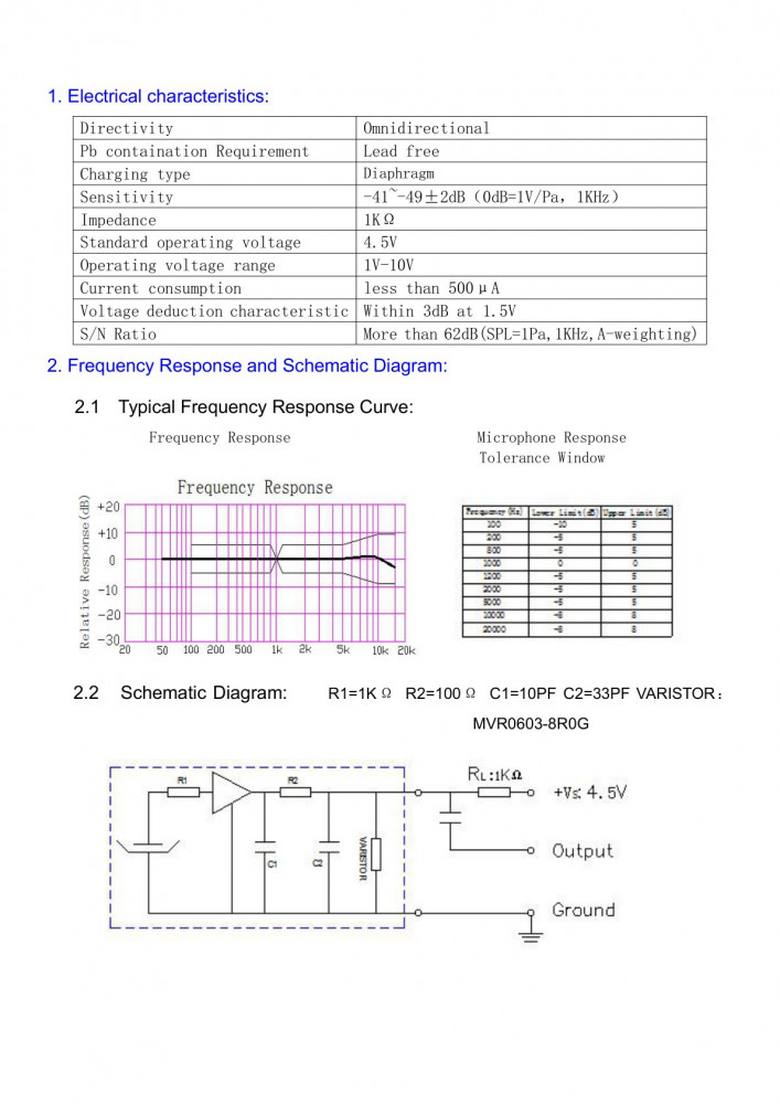 GMDO9445CST-45DB specification page 2