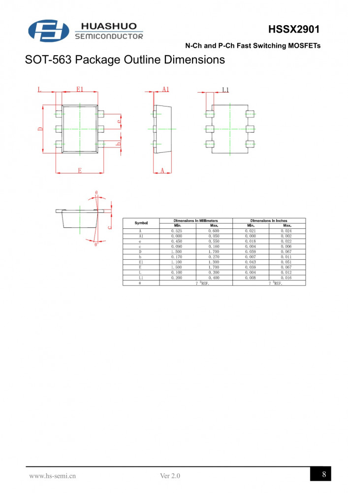 HSSX2901 datasheet page 8