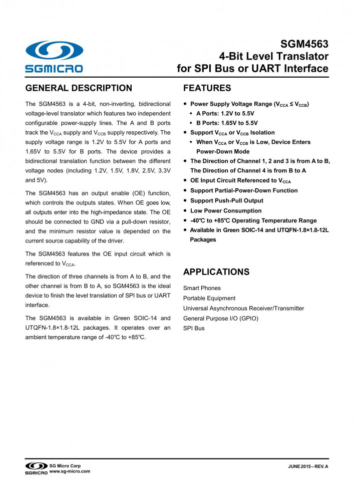 SGM4563 document preview, page 1