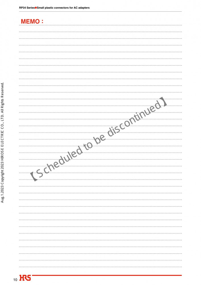 RP34 series technical document page 10
