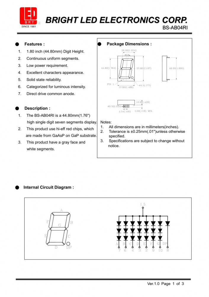 BS-AB04RI technical document page 1