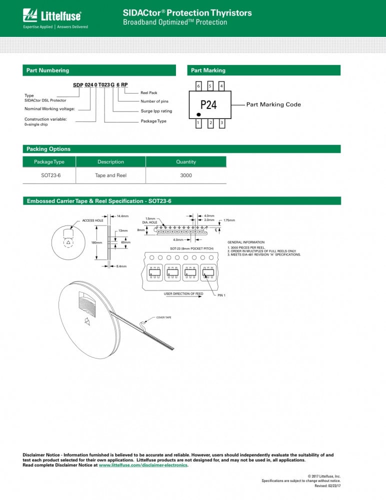SDP0240T023G6RP datasheet page 5