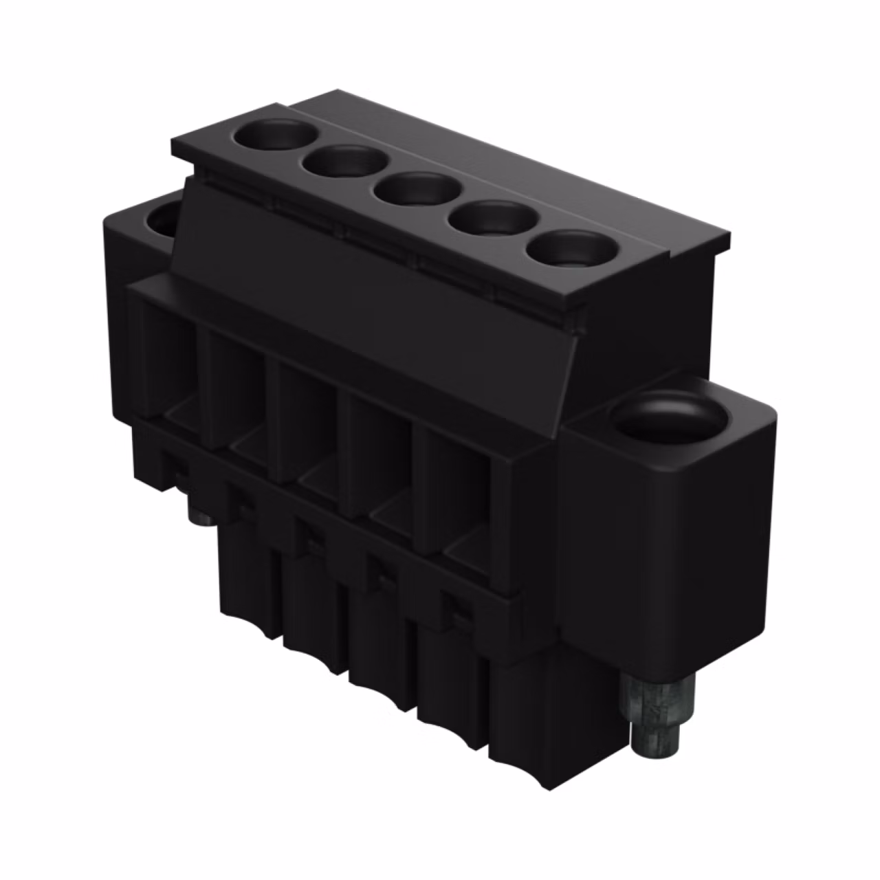 3.50mm Pitch Eurostyle Vertical Plug, with Retention Screws, Rear Wire Entry, 5 Circuits for sale