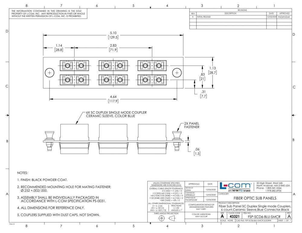 FSP-SCD6-BLU-SMCR technical document preview