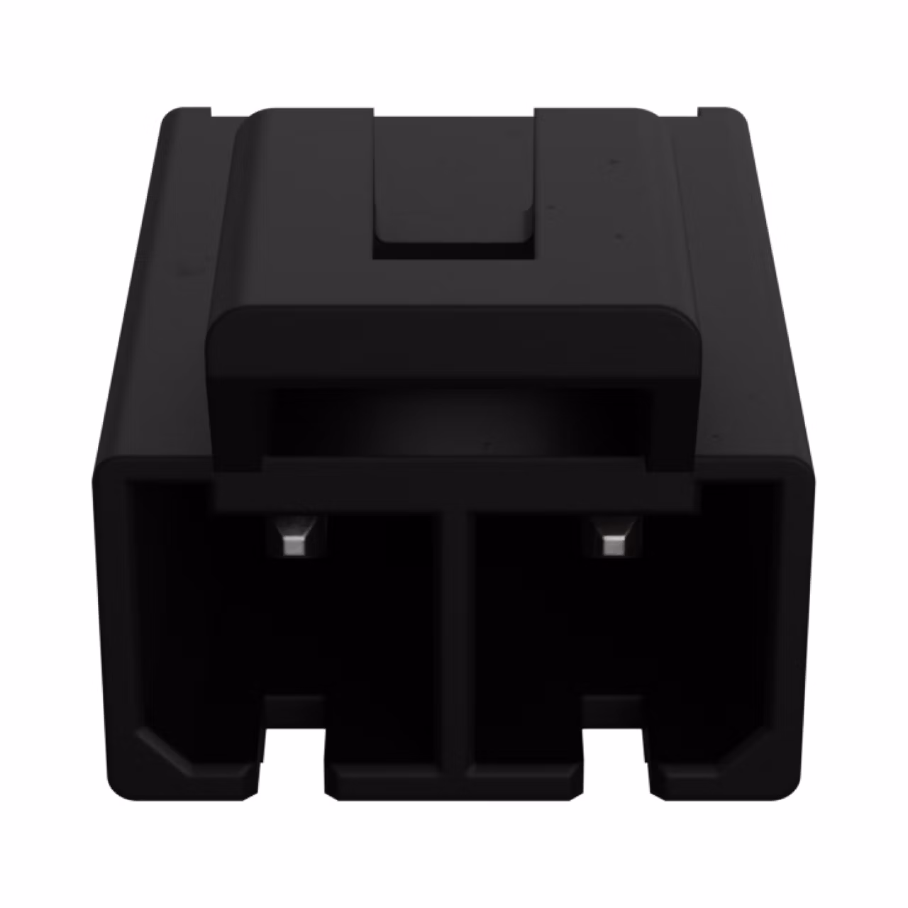 Mega-Fit Right-Angle Header, 5.70mm Pitch, Single Row, 2 Circuits, Matte Tin (Sn) Plating, Glow-Wire Capable, Tape and Reel, Black for sale
