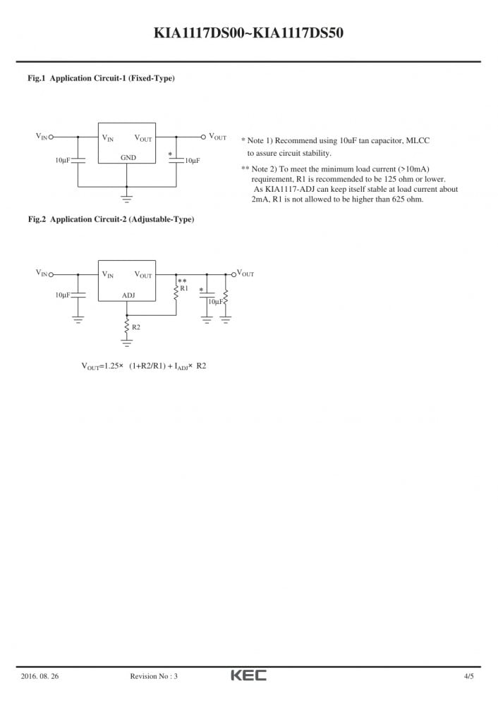 KIA1117 datasheet page 4