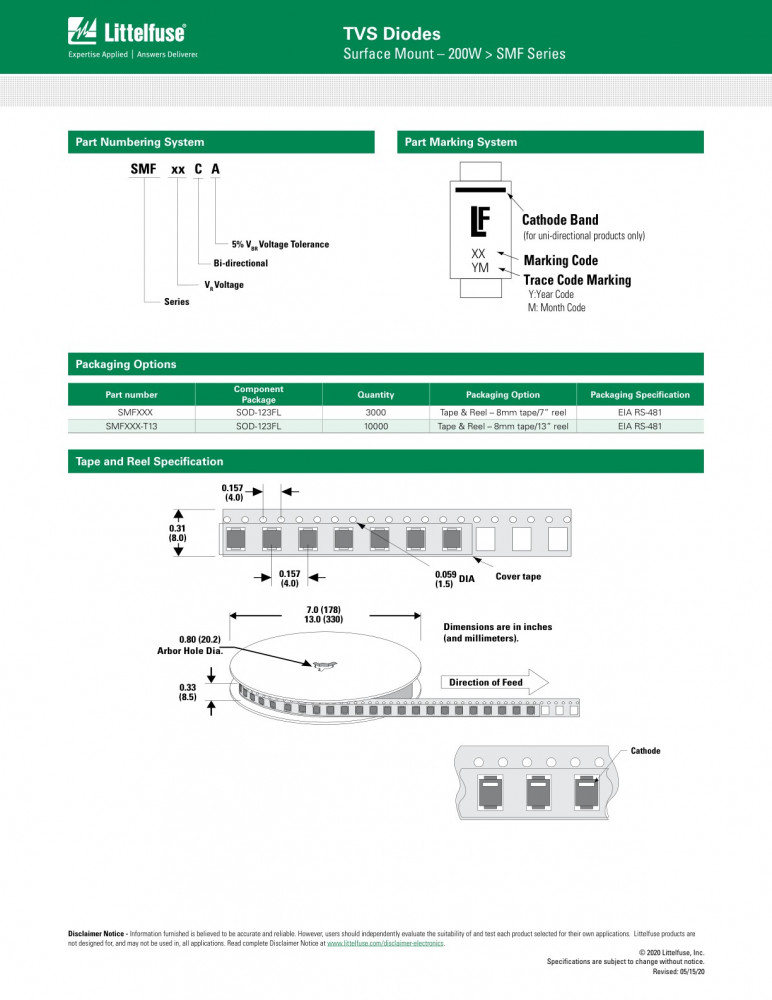 SMF series datasheet page 6