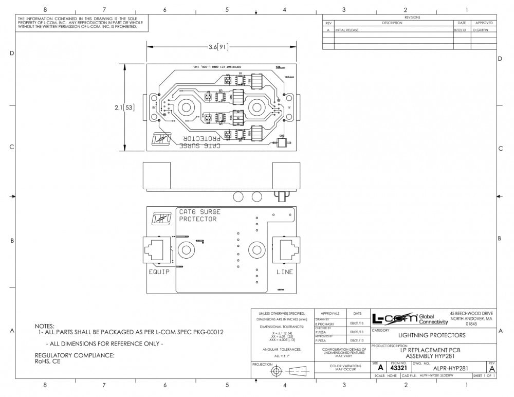 ALPR-HYP281 technical document page