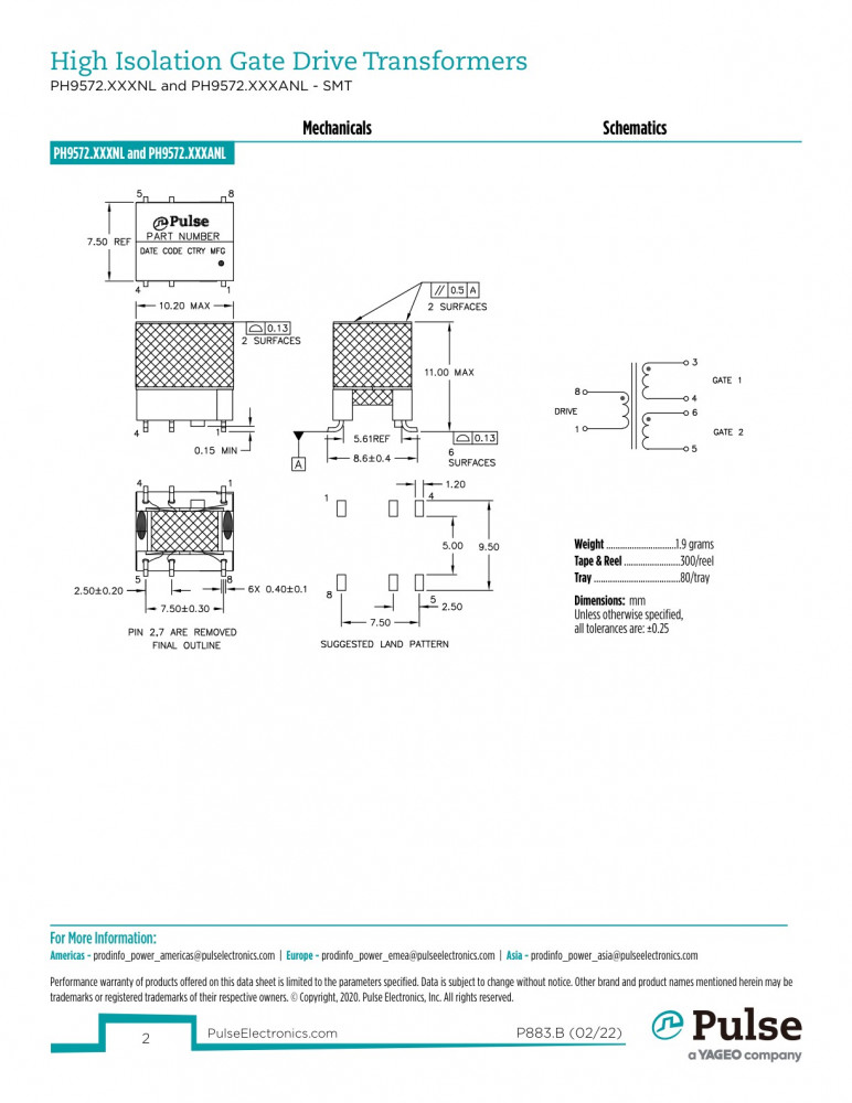 PH9572 series construction and application page