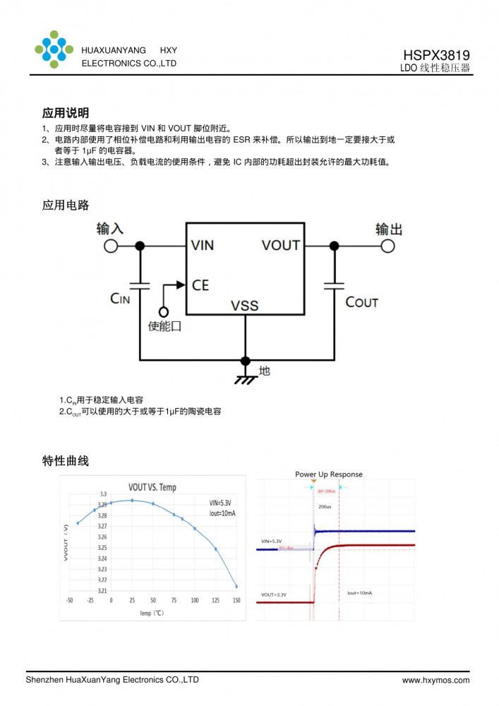 HSPX3819 datasheet page 4