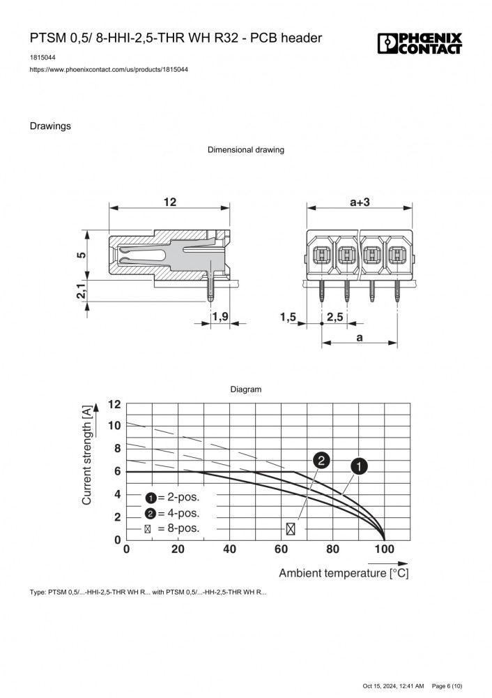 Phoenix Contact 1815044 technical document page 6